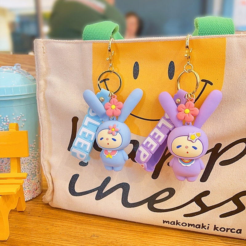 Cute Rabbit kawaii keychain girls keychain cartoon